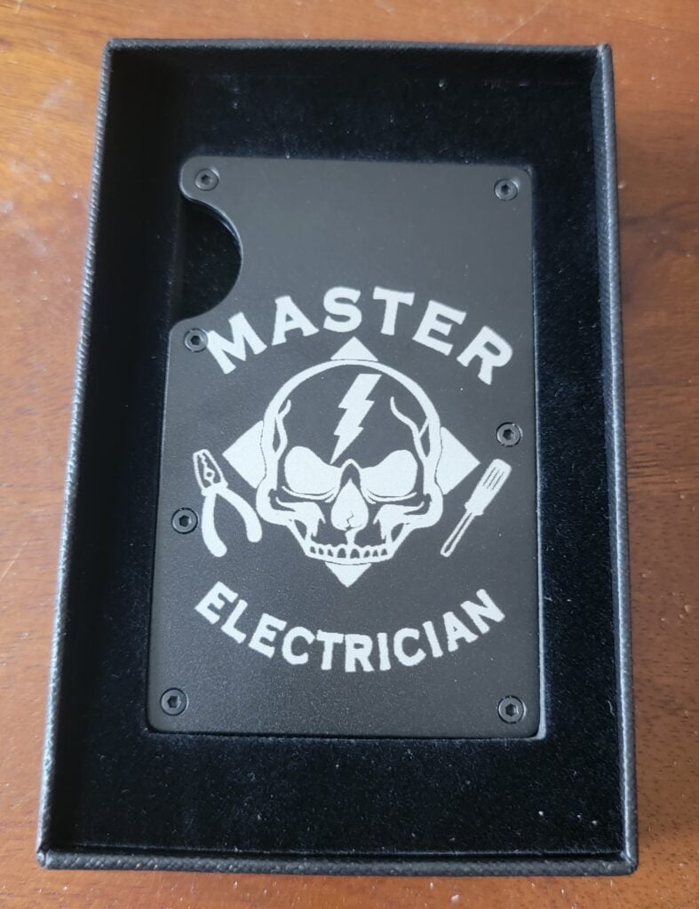 Master Electrician Minimalist Wallet