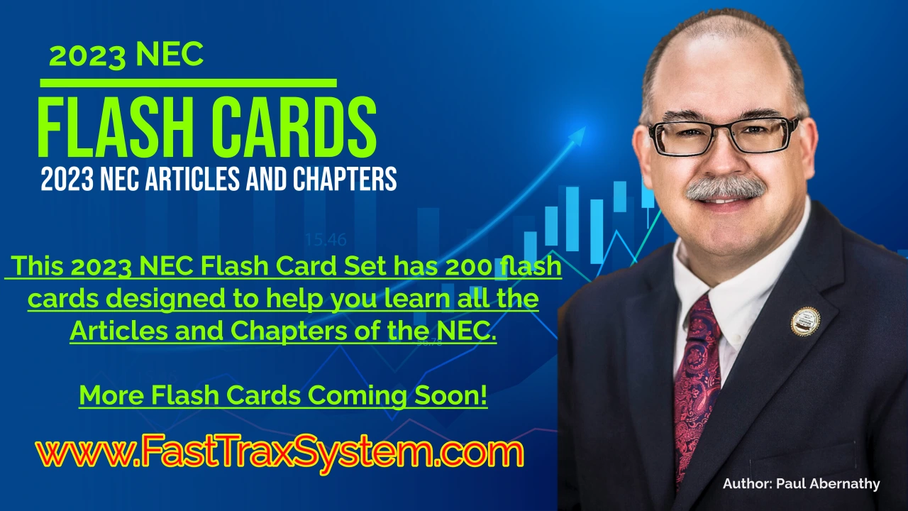2023 NEC Flash Cards | Articles and Chapters | Electrician Training Course | Electrician Exam ...